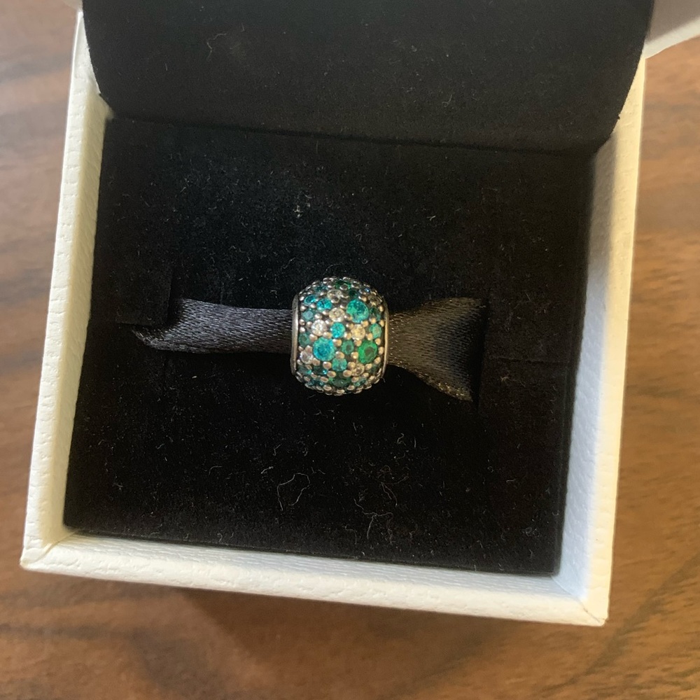 Pandora Sky Mosaic Pave Sterling Silver Charm - Gem